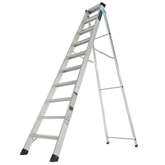 TB Davies EN131 HDUTY-S Professional Swingback Step Ladder Aluminium 10 ...